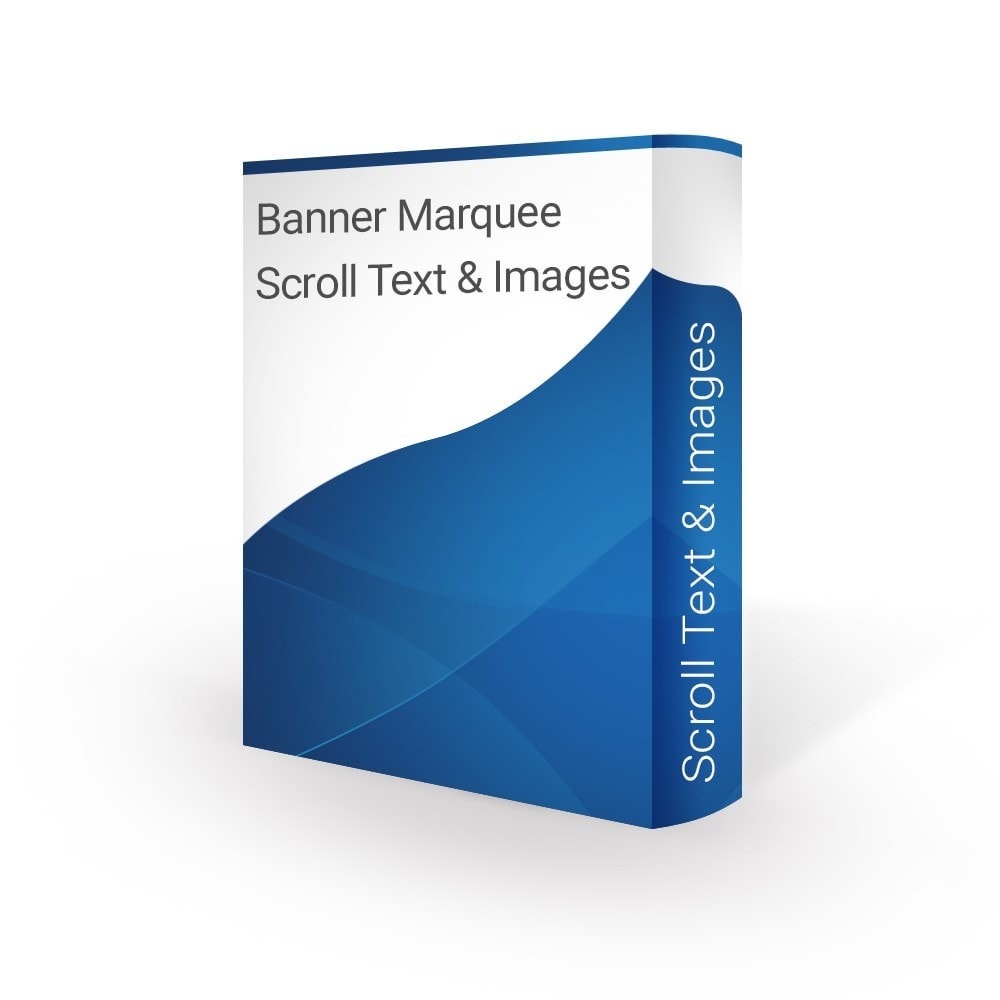 Banner Marquee Scroll Text And Images Prestashop Addons