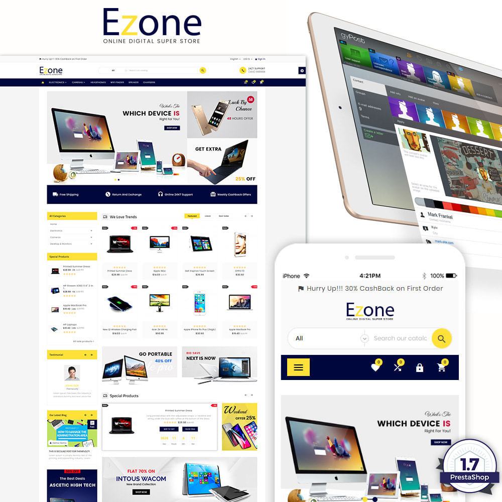 Ezone – Electronic Super Store v3 - PrestaShop Addons Ezone – Electronic Super Store v3 - PrestaShop Addons